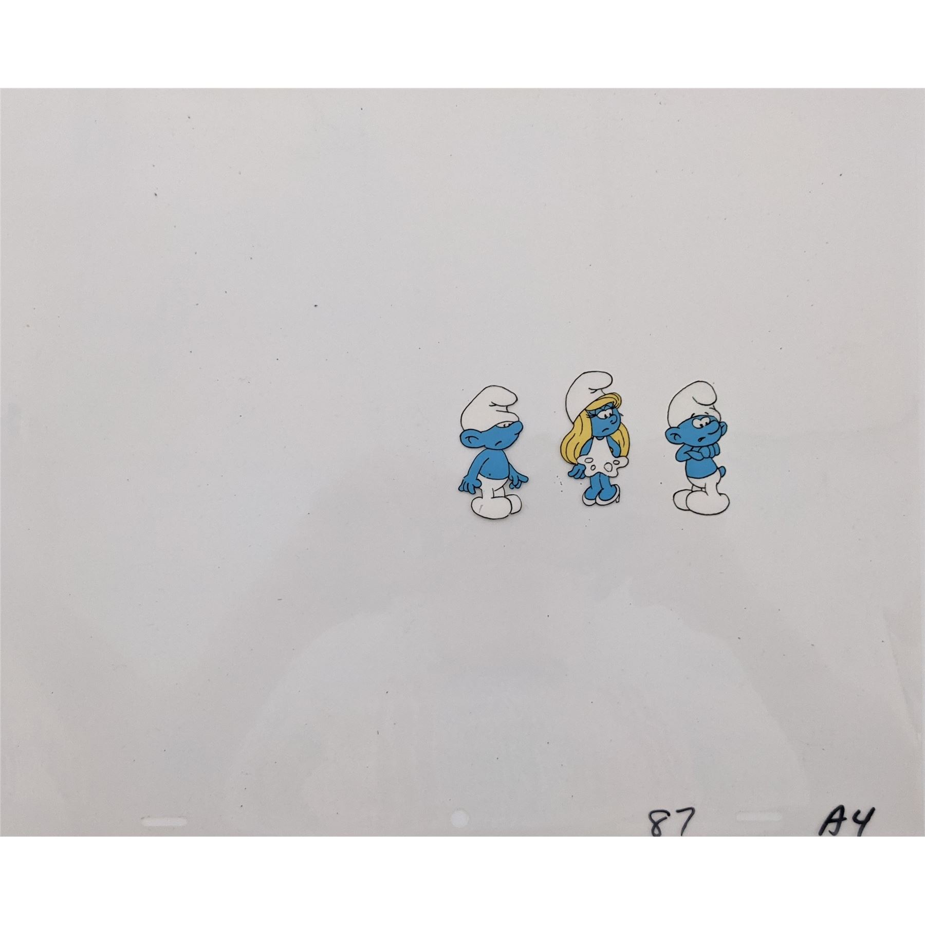 The Smurfs Original Animation Cel