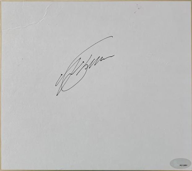 Ferdinand Porsche Original Signature
