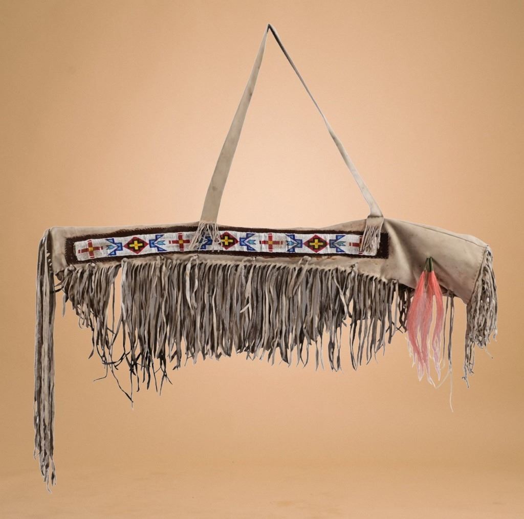 Sioux Beaded Buckskin Rifle Sheath