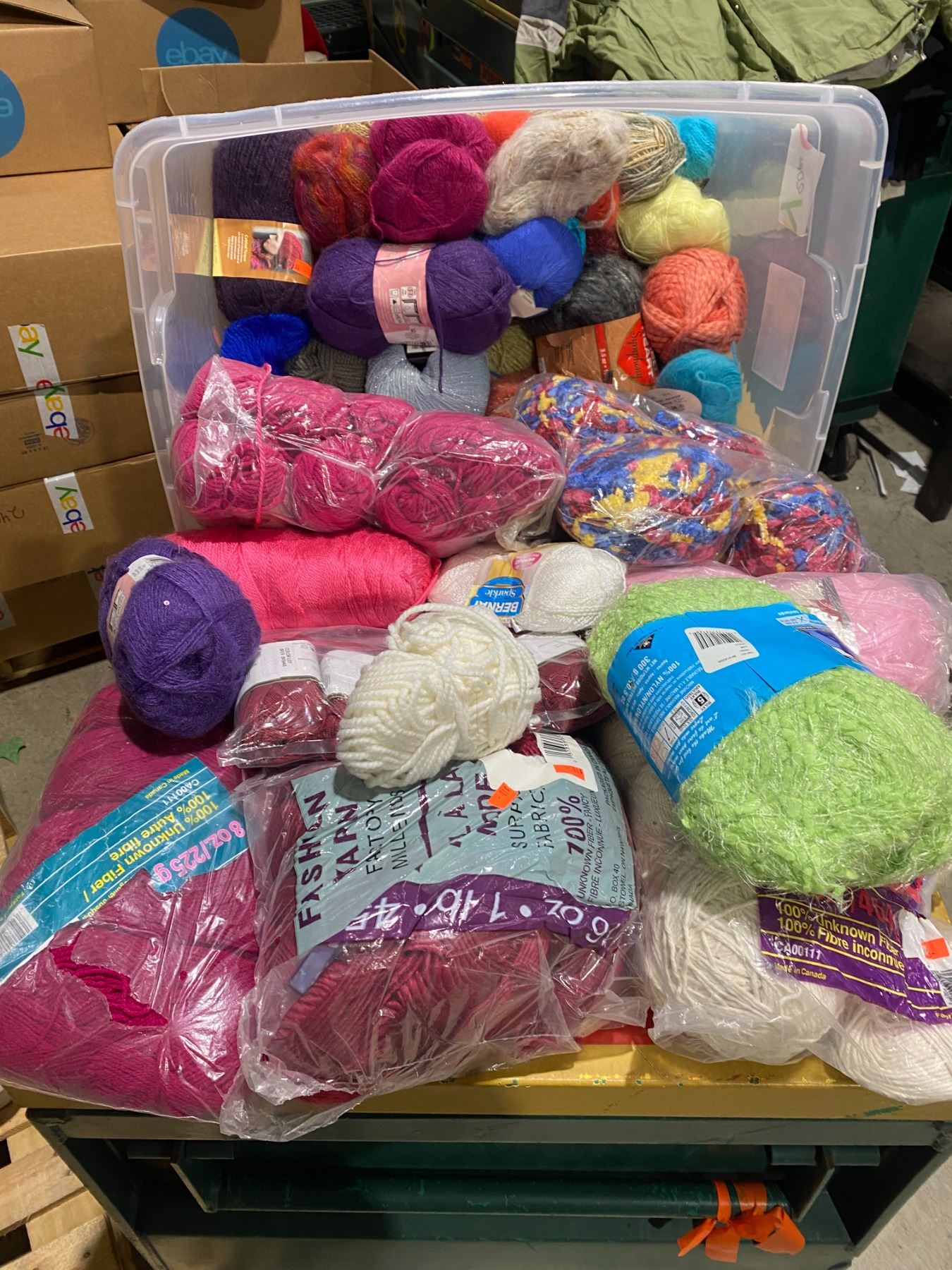 Bin yarn