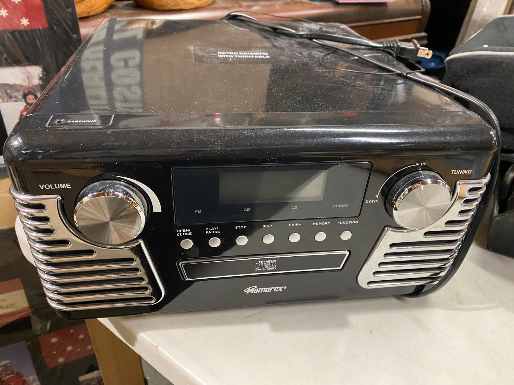 Memorex record player stereo