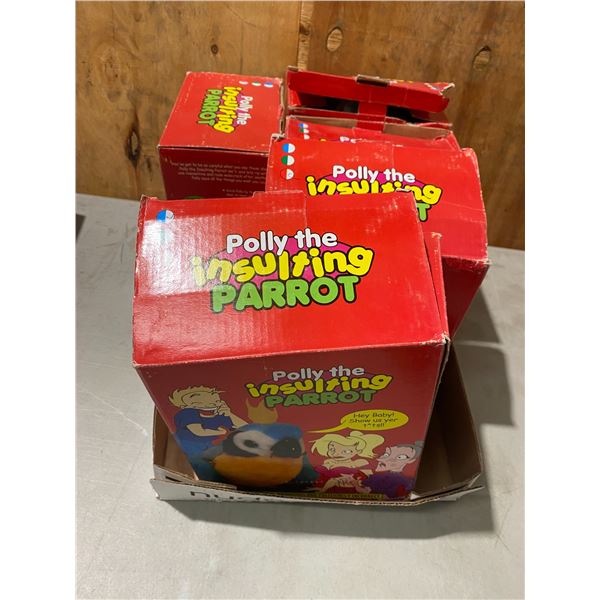 Polly the insulting parrots