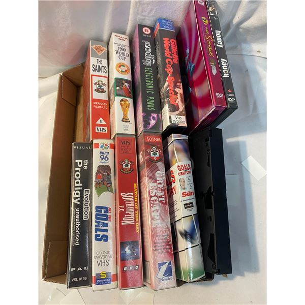 Sports vhs tapes