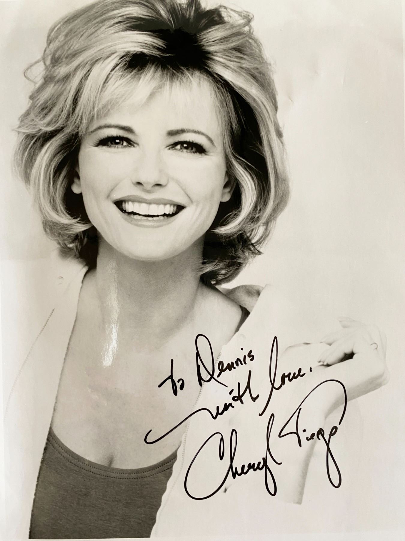 Cheryl Tiegs signed photo