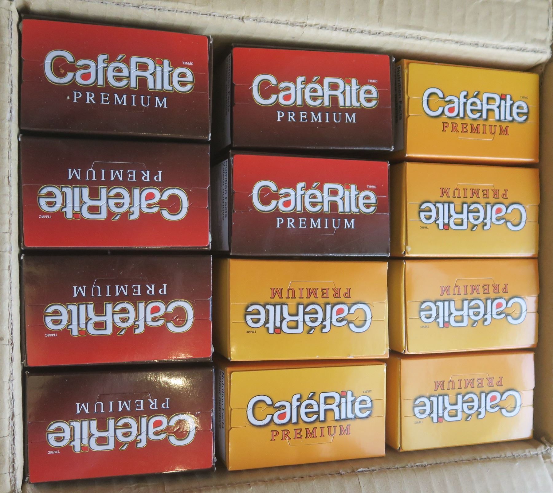 Lot of 12 CafeRite Premium instant coffee (sealed packaging) - Schmalz ...