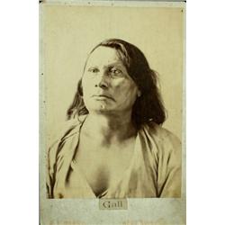 D.F. Barry cabinet card photo of Chief Gall