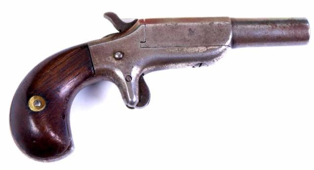 Unmarked .22 rimfire single shot Derringer