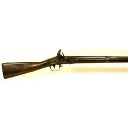 L. Pomeroy .69 cal Flintlock musket 39" barrel.