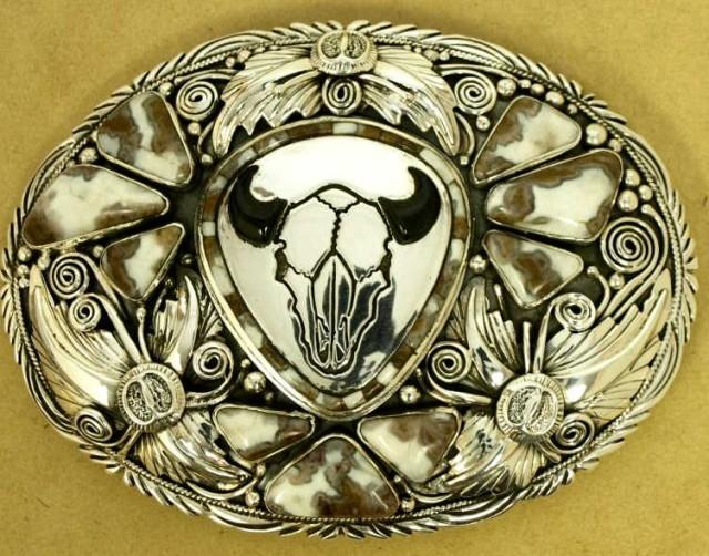 Beautiful hand crafted belt buckle