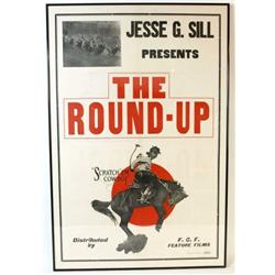 Large early Pendleton Roundup Rodeo poster