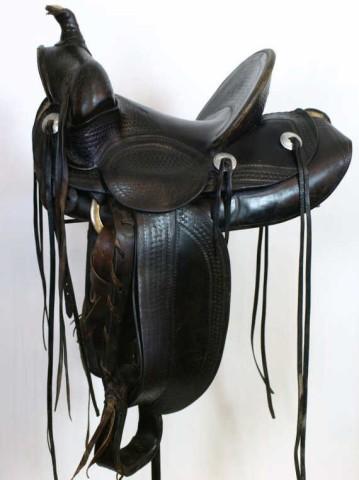 Fred Mueller high back saddle