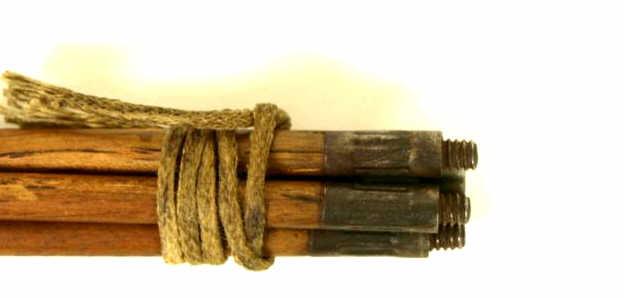 Original Henry 1860 4 pc hickory wood cleaning rod
