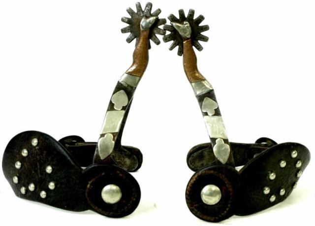 Unmarked pre 1926 McChesney #8 lady leg spurs