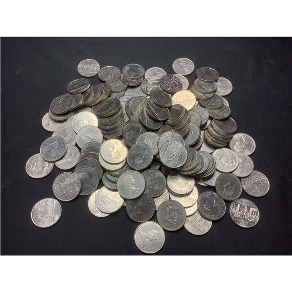 155 CANADIAN DOLLAR COINS 155 CANADIAN DOLLAR COINS