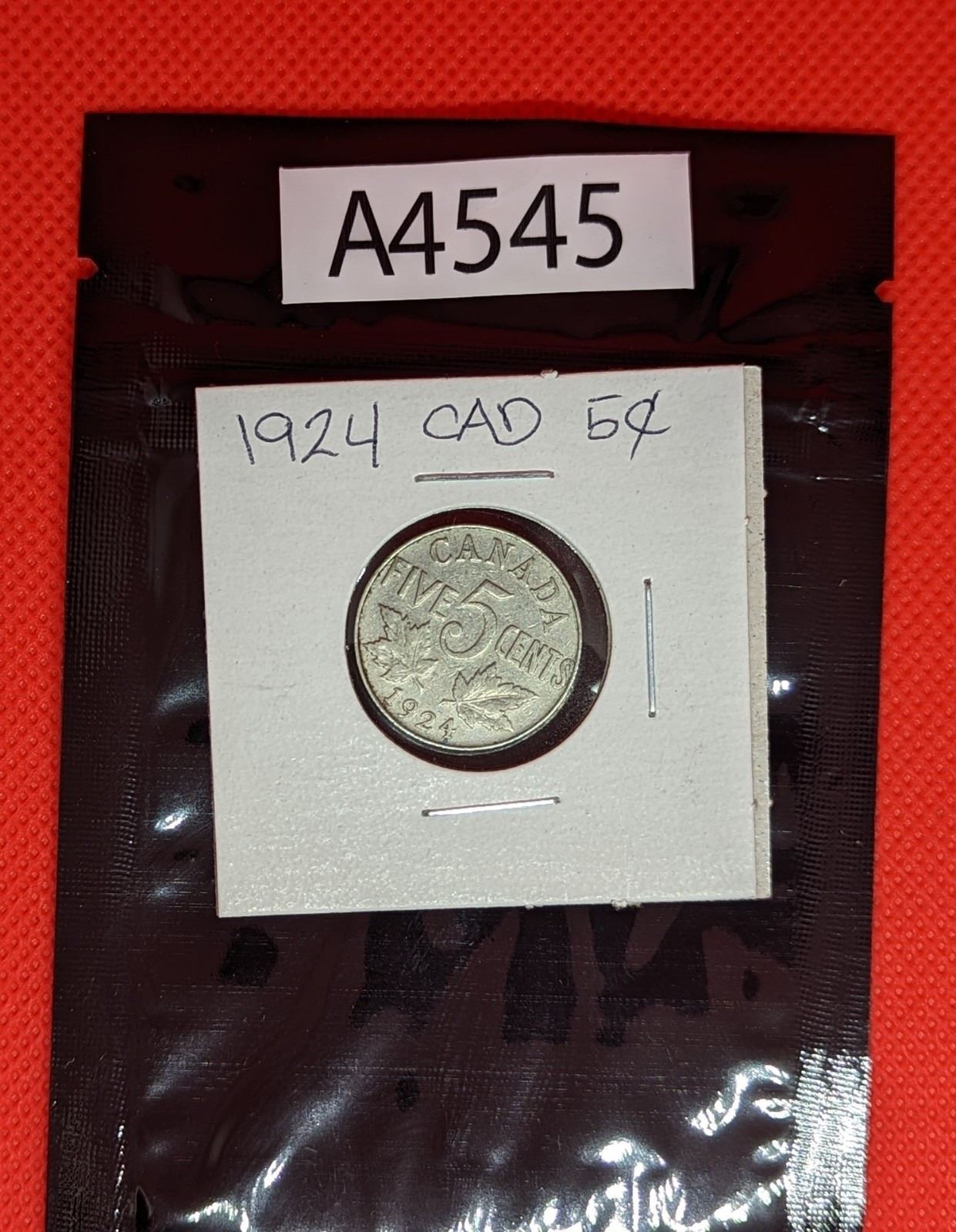 1924 CAD Nickel (A4545)