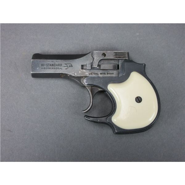 Hi Standard Model D-100 Double Barreled Derringer- .22- 3.5" Barrels ...