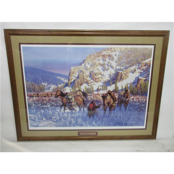 Signed And Numbered Gary Carter Print- "Partners- An Extra Pair Of Eyes ...