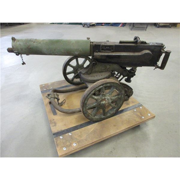 Inoperable Russian Machine Gun On Wheels- Pulemyote Maxima PM 1910- 7. ...