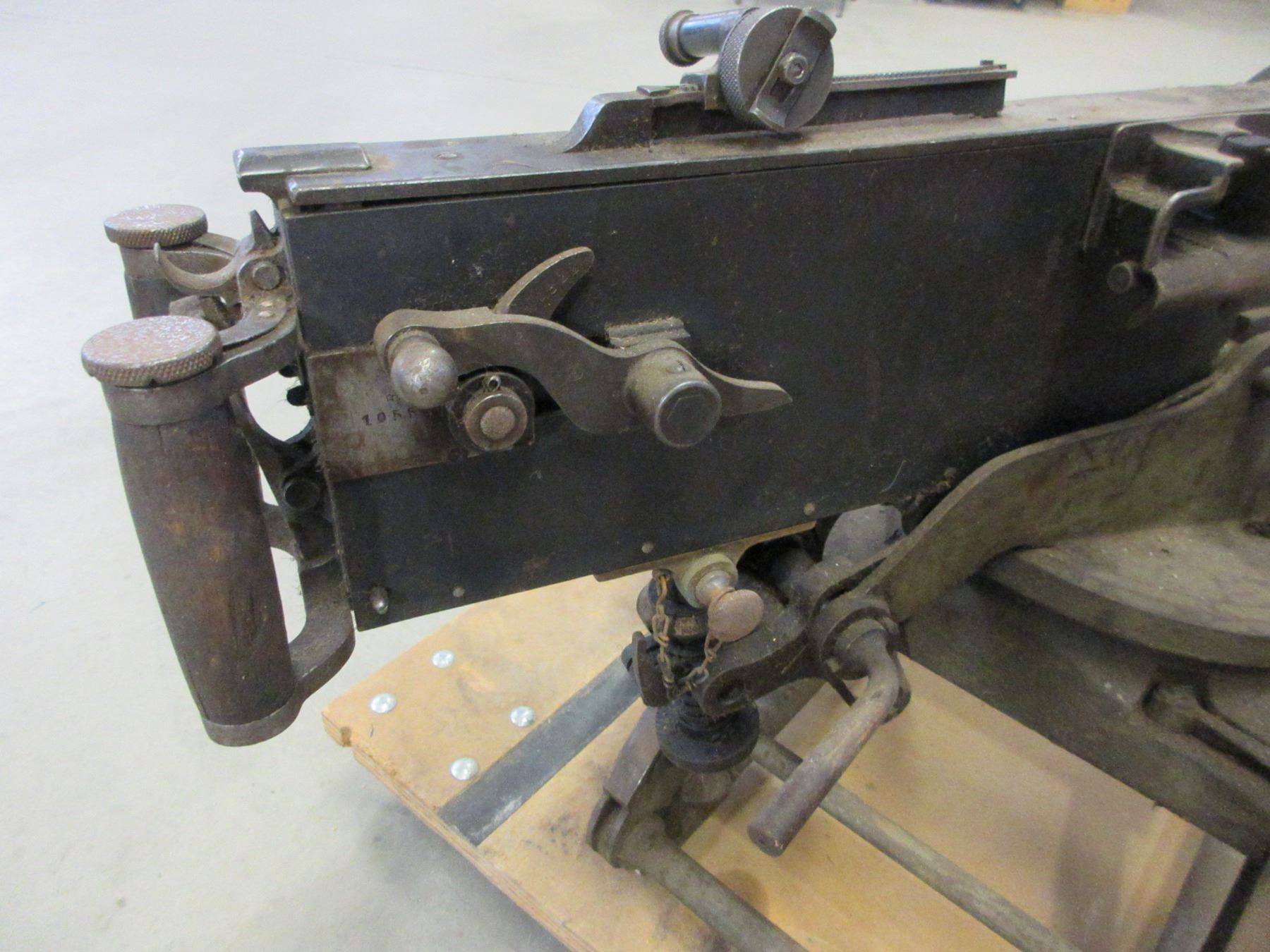 Inoperable Russian Machine Gun On Wheels- Pulemyote Maxima PM 1910- 7. ...