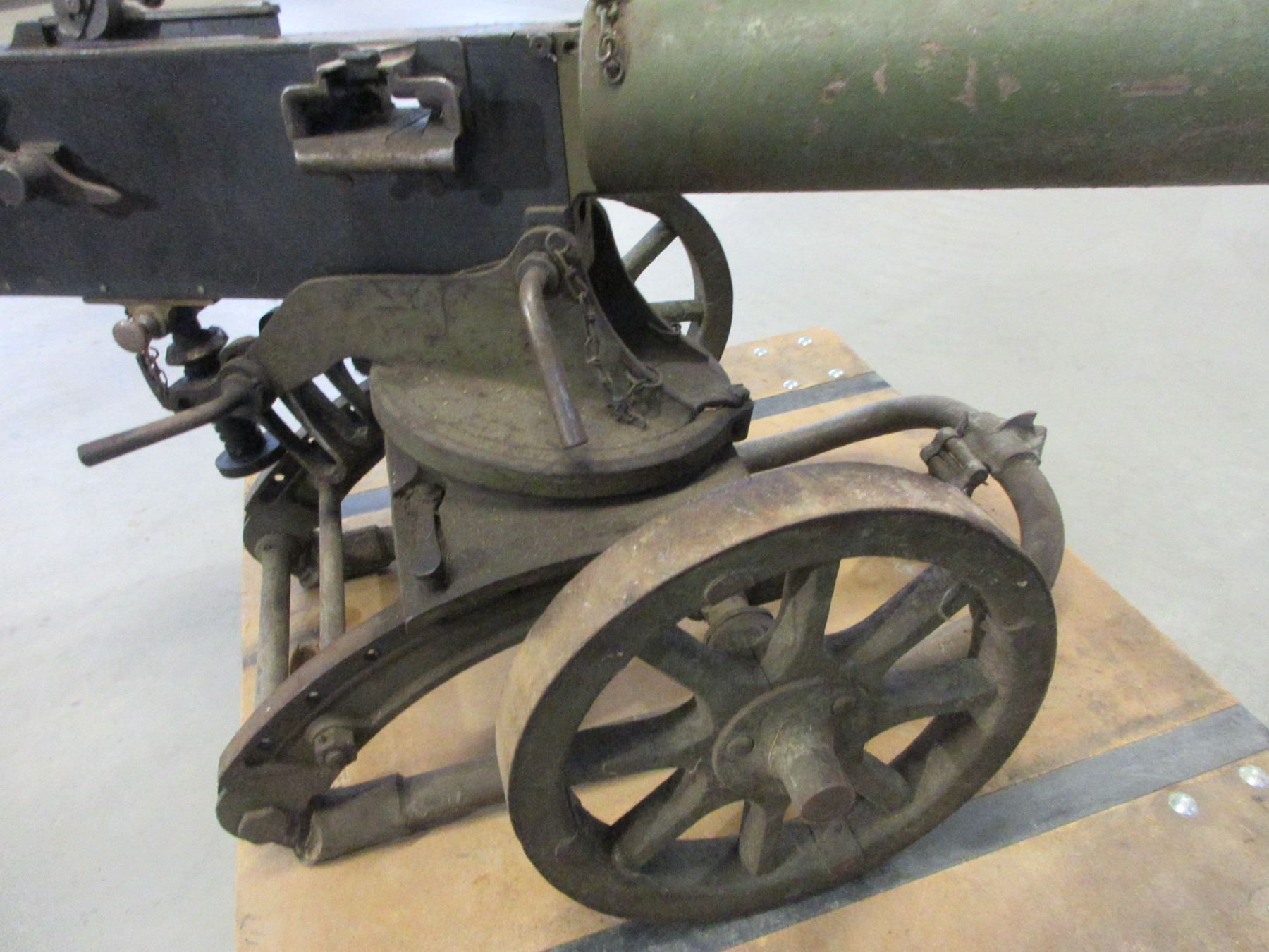 Inoperable Russian Machine Gun On Wheels- Pulemyote Maxima PM 1910- 7. ...