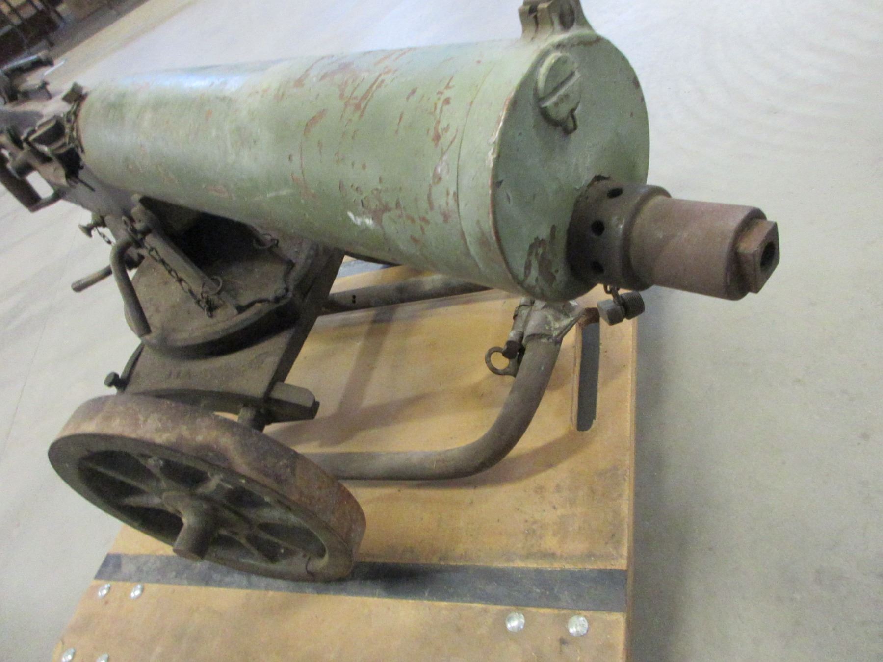 Inoperable Russian Machine Gun On Wheels- Pulemyote Maxima PM 1910- 7. ...