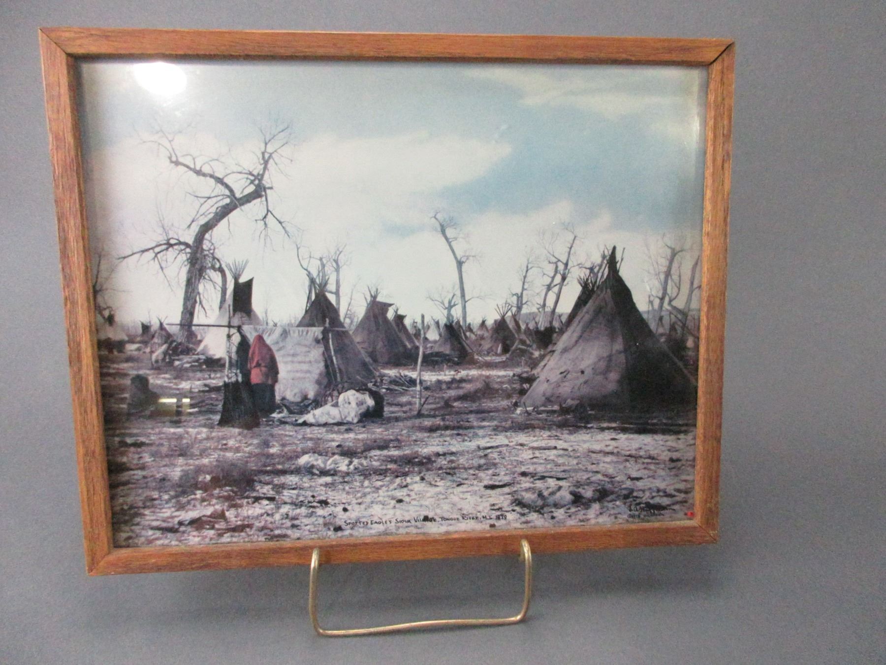 Marked LA Huffman Colorized Print- Marked LA Huffman Colorized Print-