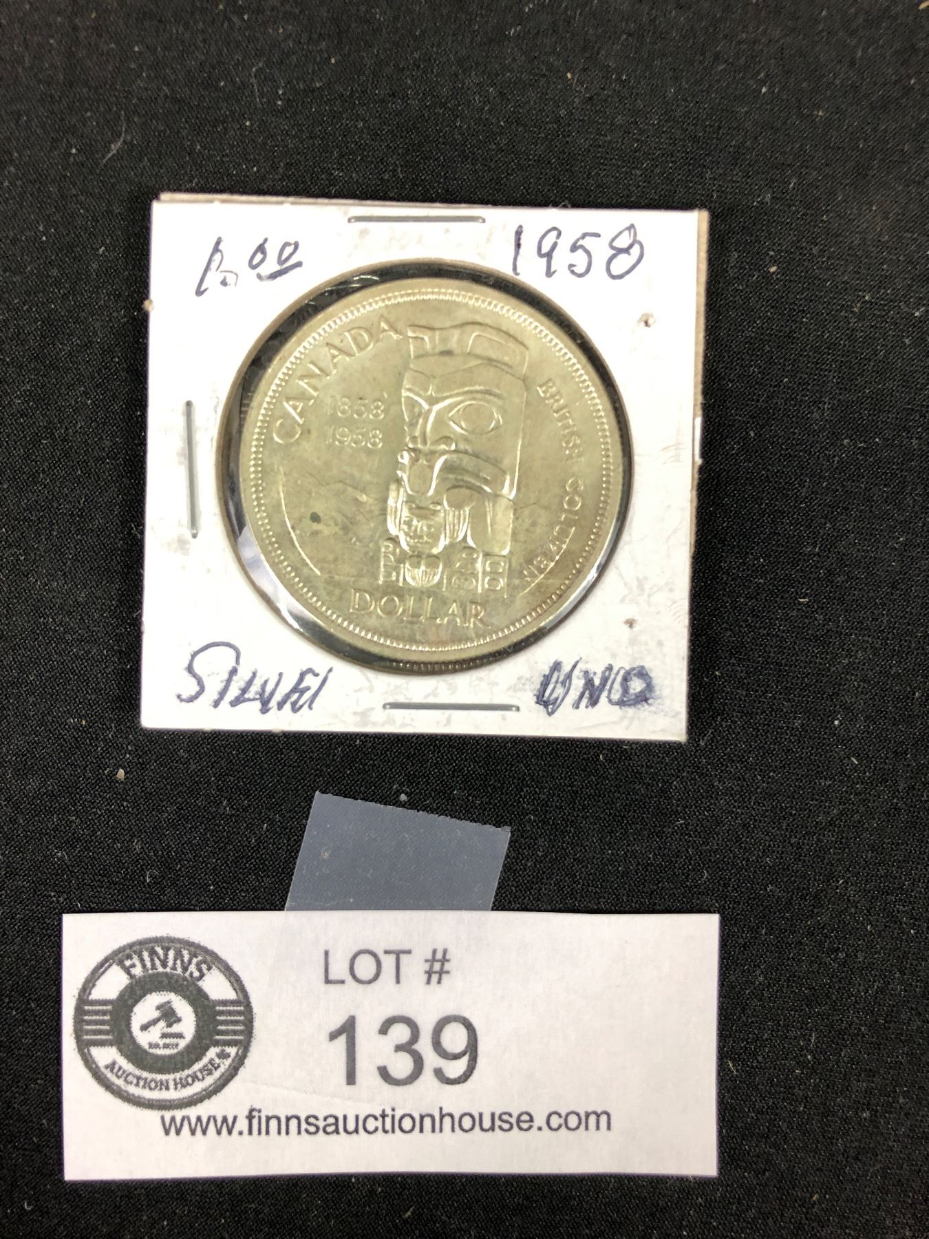 Canadian 1958 Silver Dollar