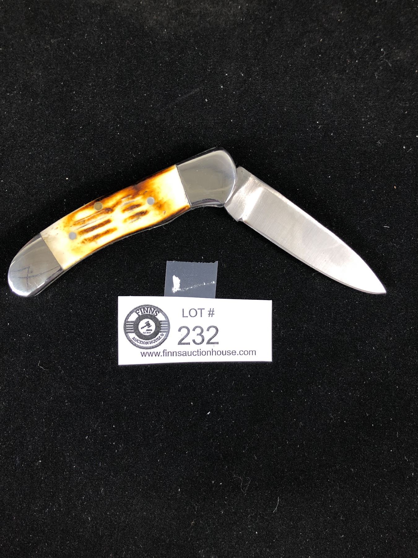 Rex Knife. 440 Steel Folding Pocket Knife In Box