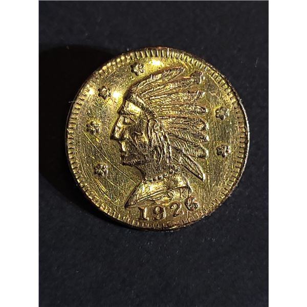 ULTRA RARE 1926 ALBERTA GOLD COIN INDIAN HEAD $1.00