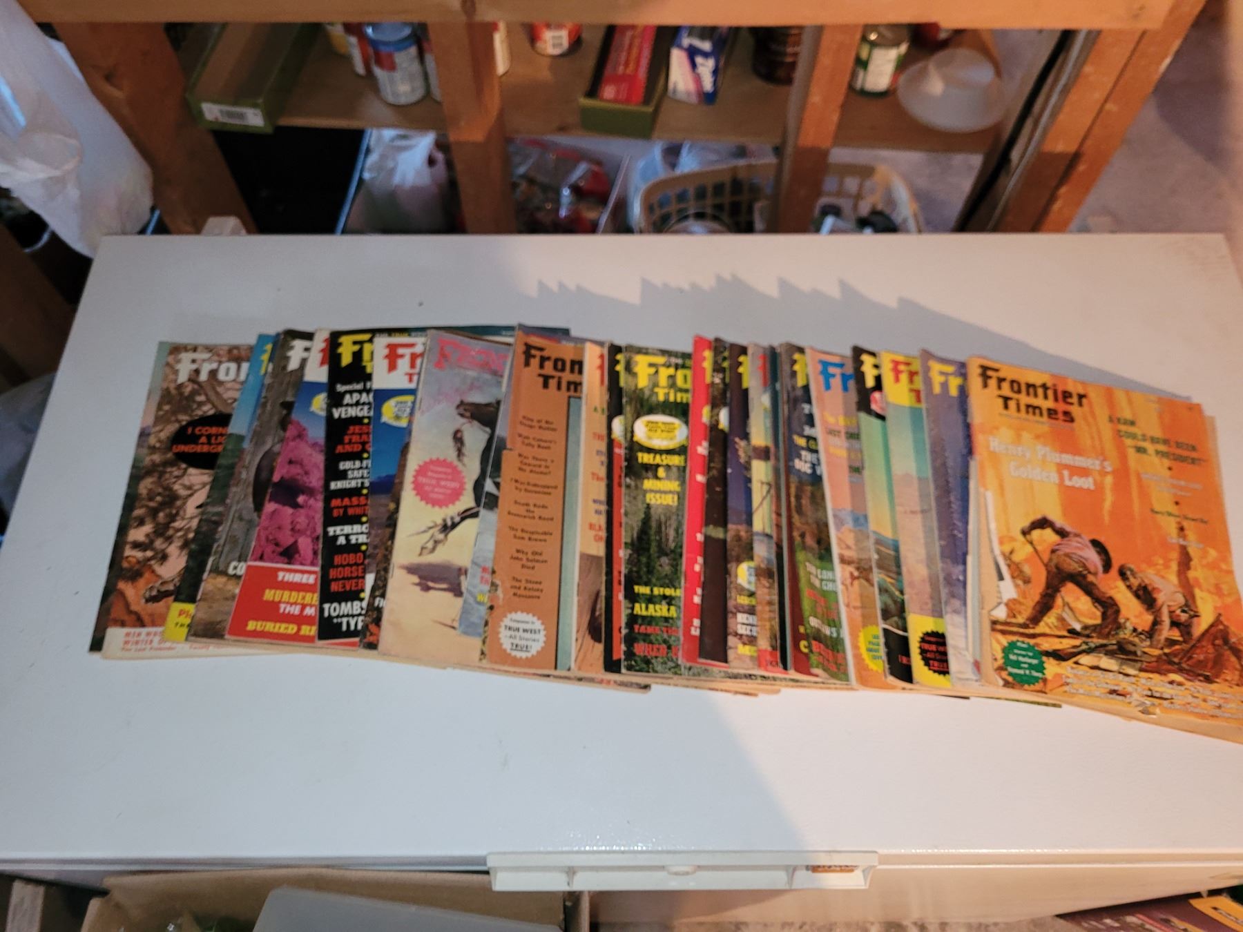 LOT OF FRONTIER TIMES MAGAZINES 1950S-1970S