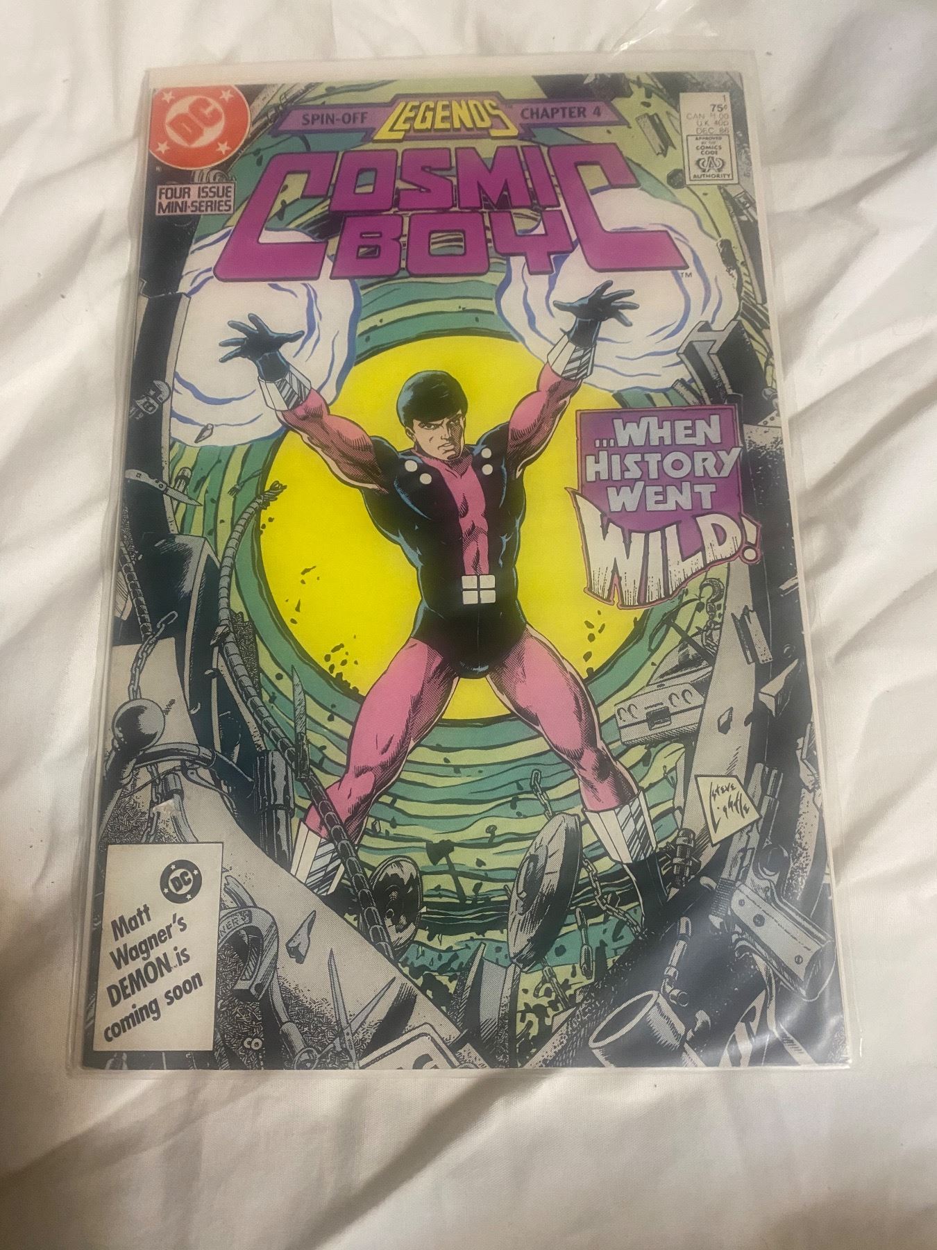 DC comics Cosmic Boy