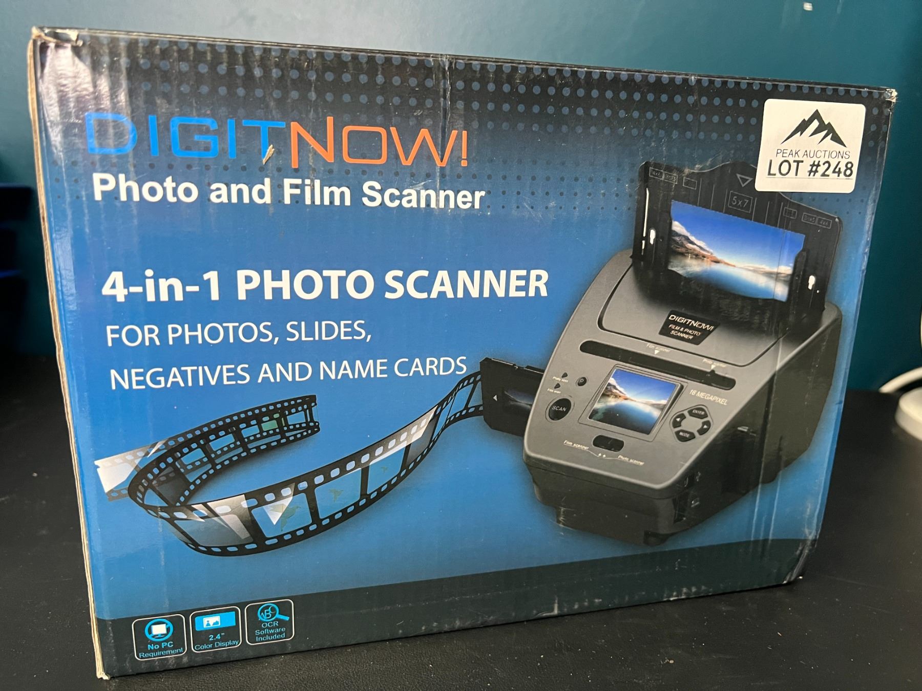 Lot of 1 DigitNow Photo and Film Scanner - 4-in-1 Photo Scanner