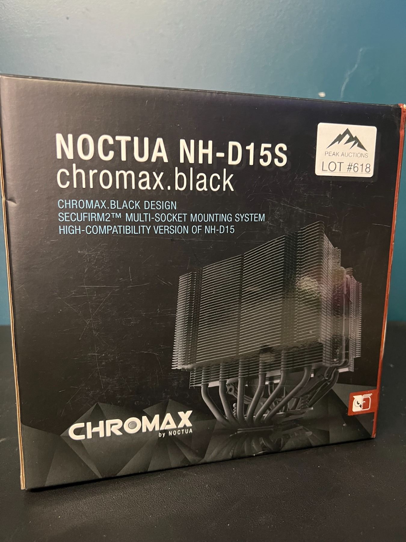 Lot of 1 Noctua NH-D15S Chromax Black Premium Dual-Tower CPU Cooler