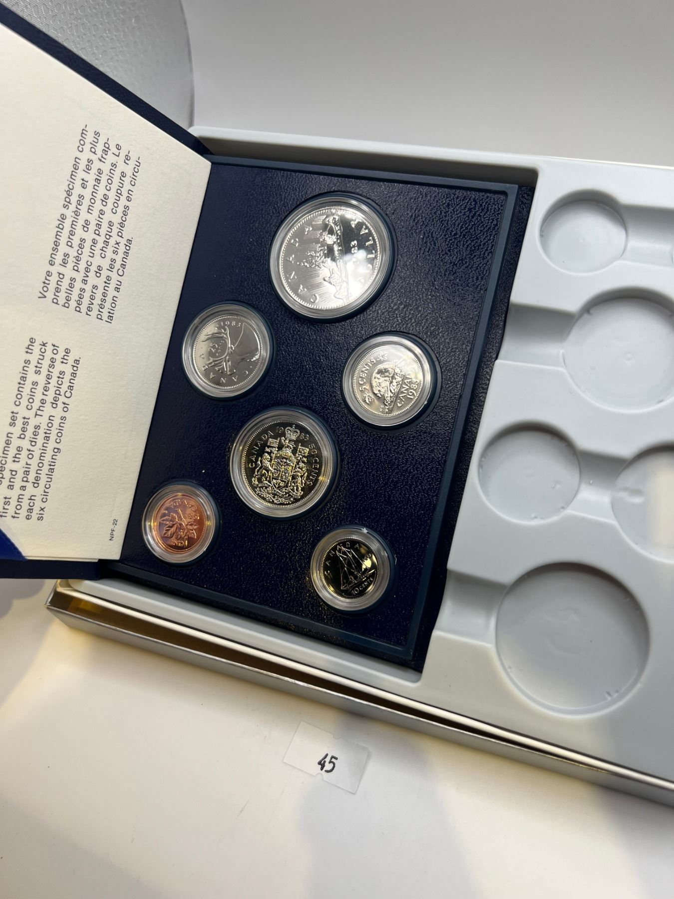 1983 Canada Speciemn 6-Coin Set - Beck Auctions Inc.