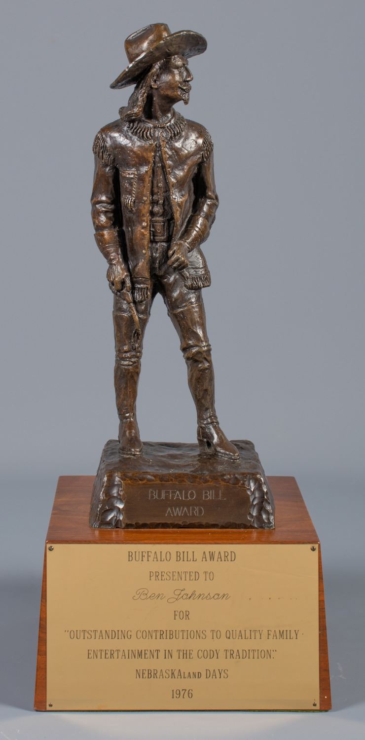 Ted Long (1932-2007) Award to Ben Johnson