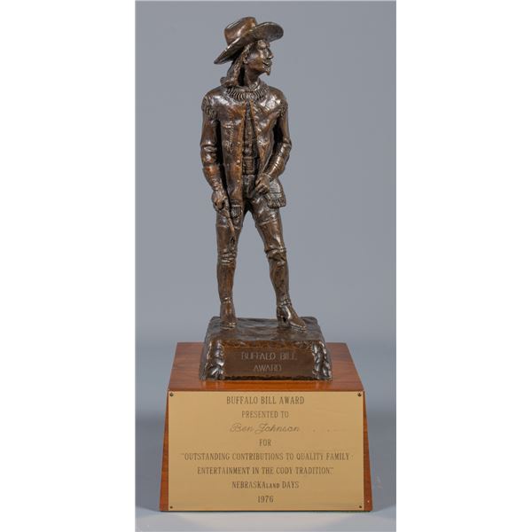 Ted Long (1932-2007) Award to Ben Johnson