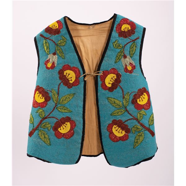 Plateau Pictorial Beaded Vest