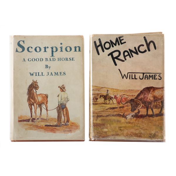 Will James: 2 Signed and Inscribed Books