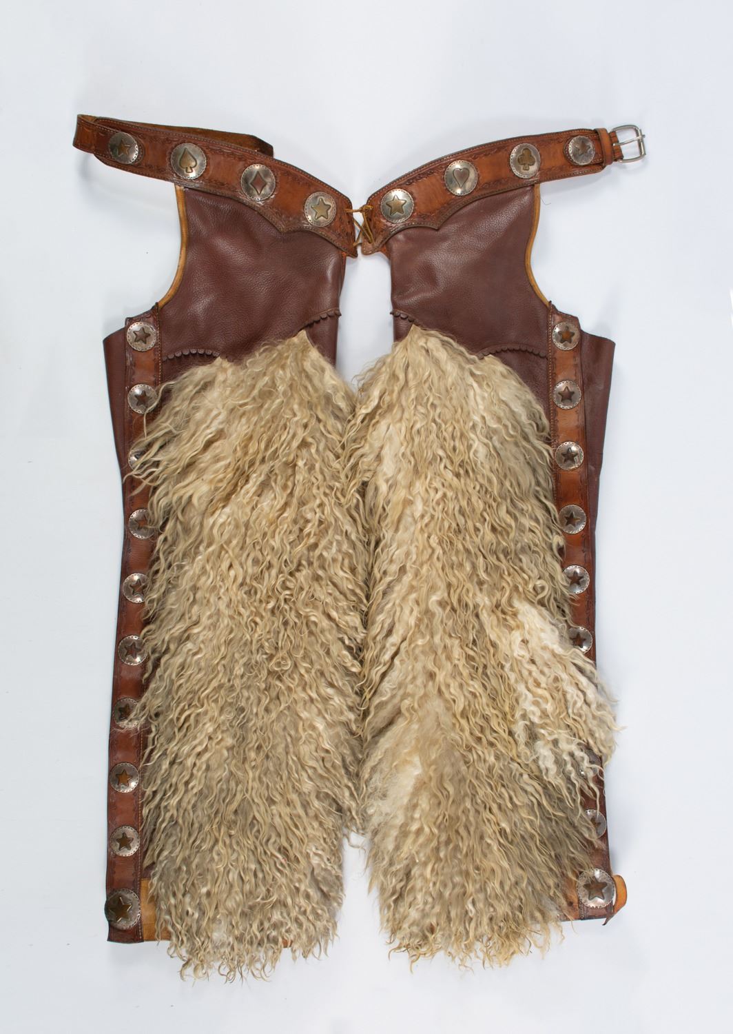 Unmarked White Woolie Chaps