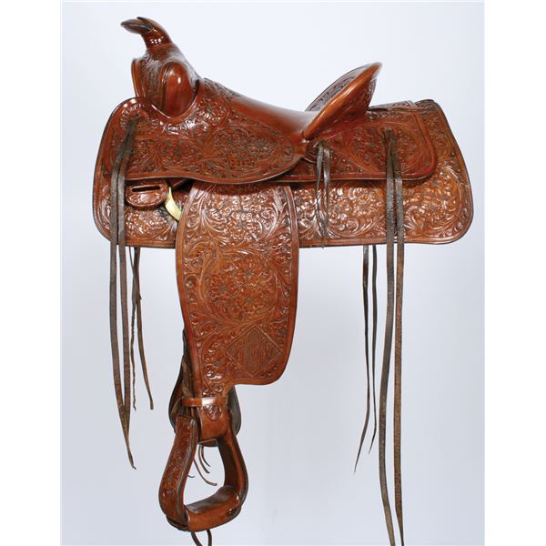 His and Hers Custom H. H. Heiser Saddles