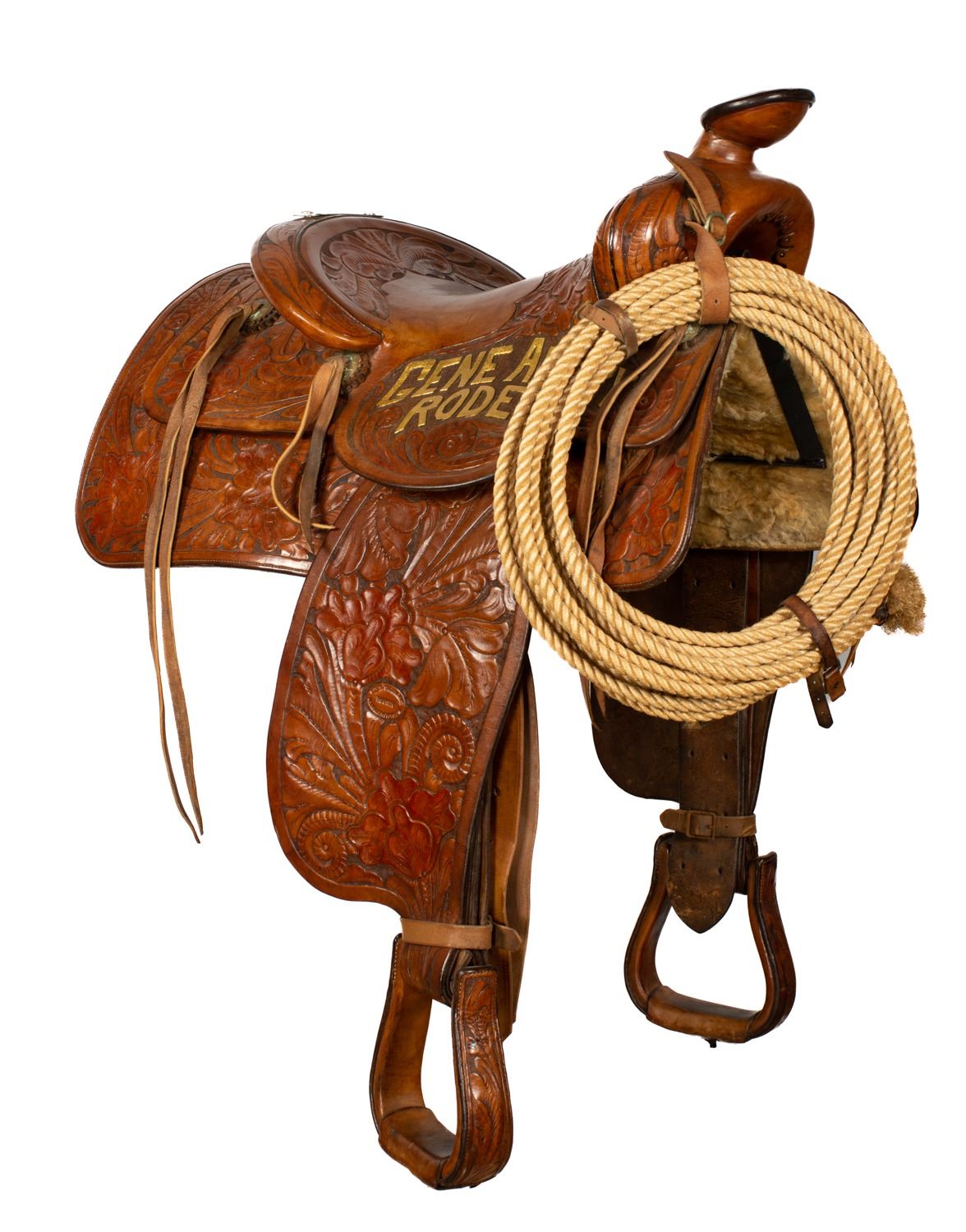 A Presentation "Gene Autry Rodeo" Saddle