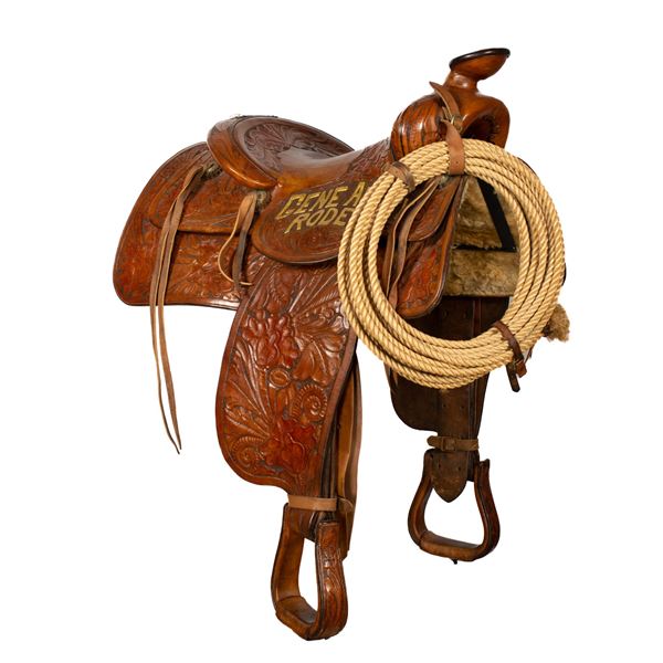 A Presentation "Gene Autry Rodeo" Saddle
