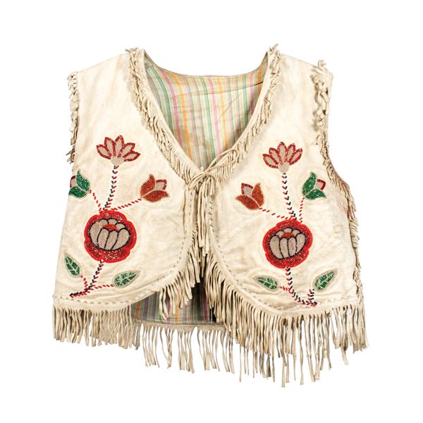 Montie Montana's Screen Worn Beaded Salish Vest