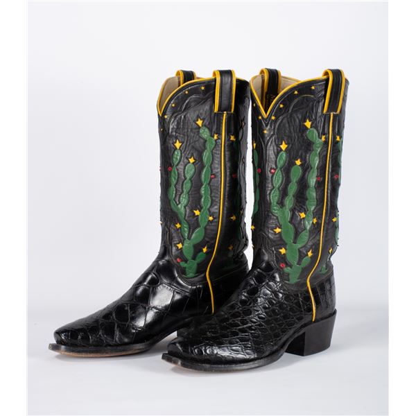 Handmade M.L. Leddy "Cactus" Cowboy Boots