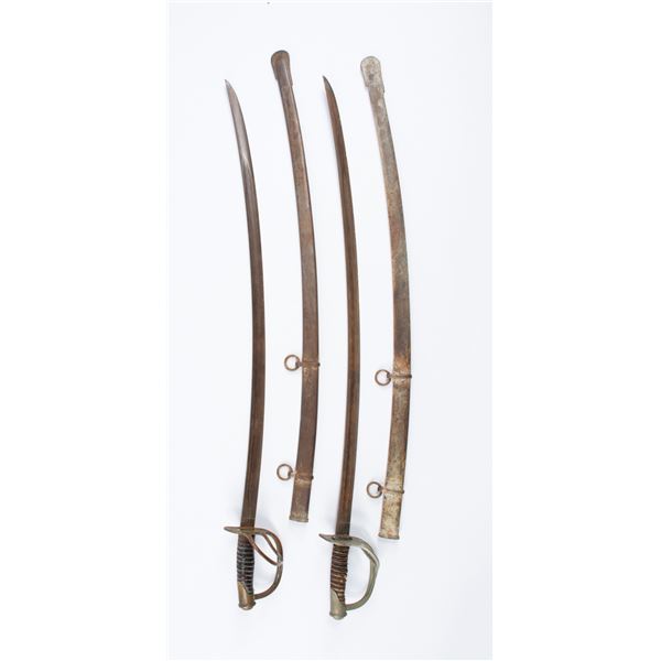 Two U.S. 1860 Model Civil War Cavalry Swords
