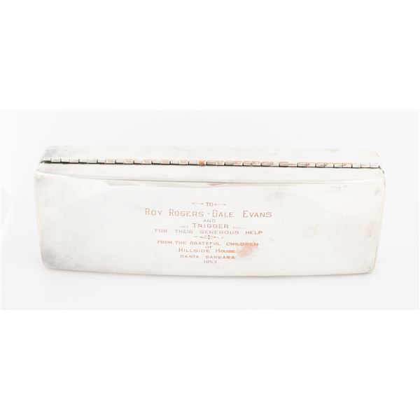 Roy Rogers & Dale Evans Silver Jewelry Box