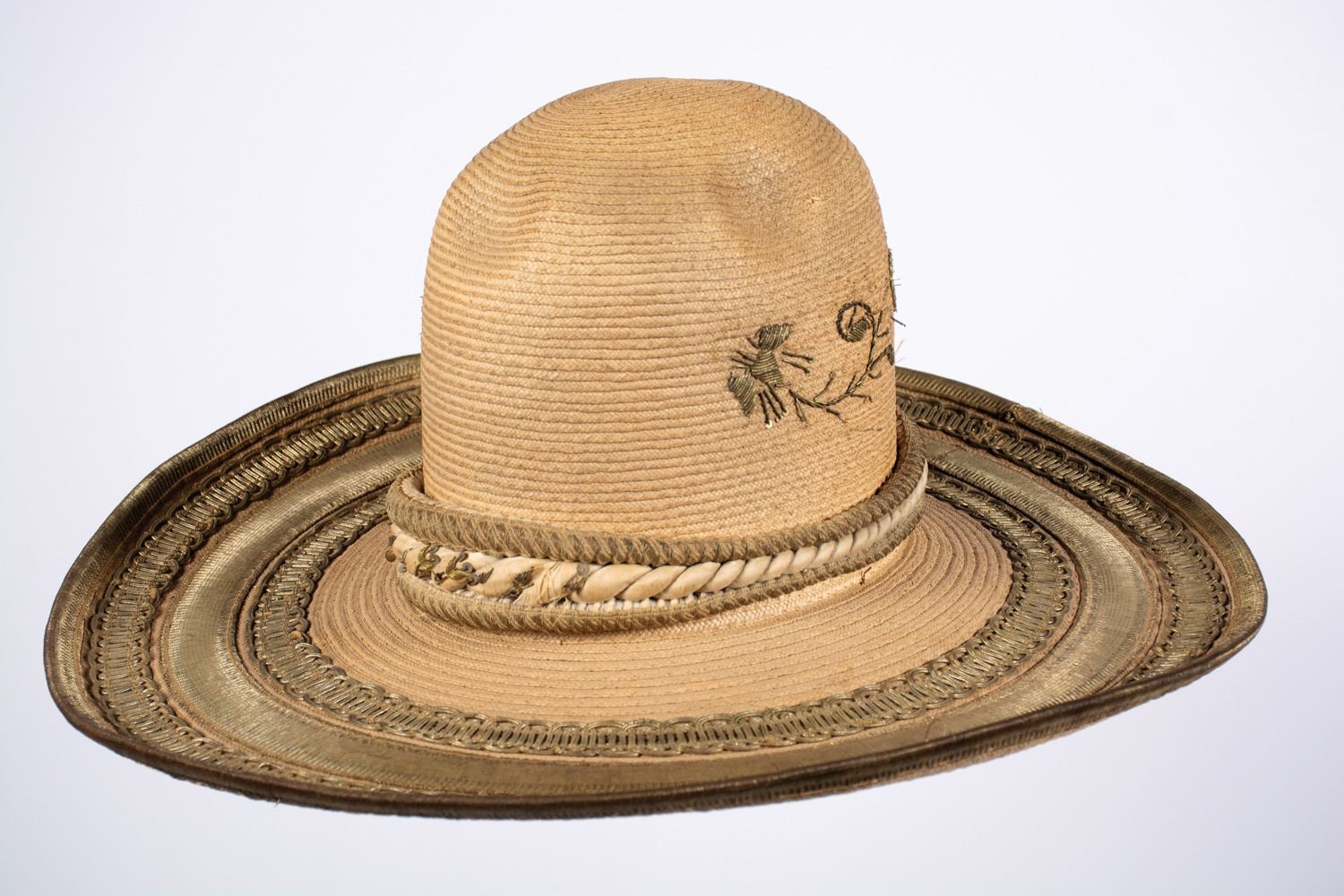 Mexican Chinaco Straw Sombrero