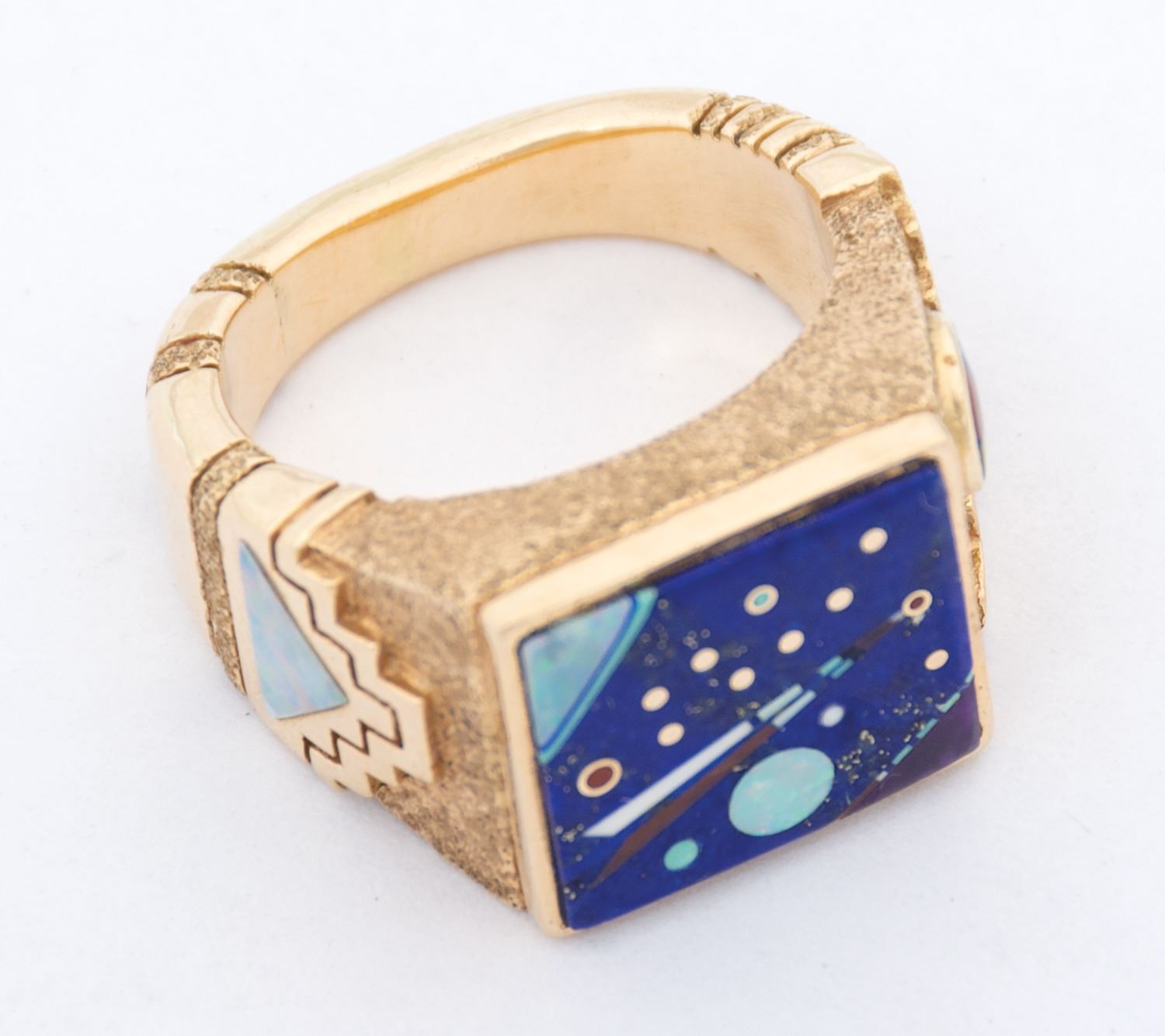 18K Gold "Celestial" Jesse Monongya Men's Ring