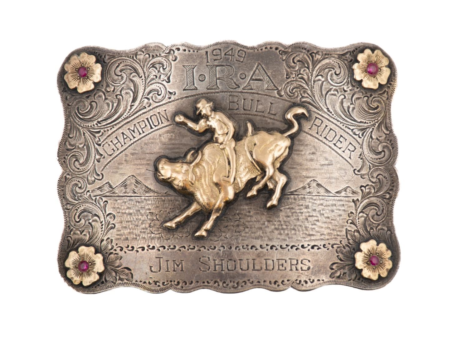 Jim Shoulders' 1949 Championship Buckle