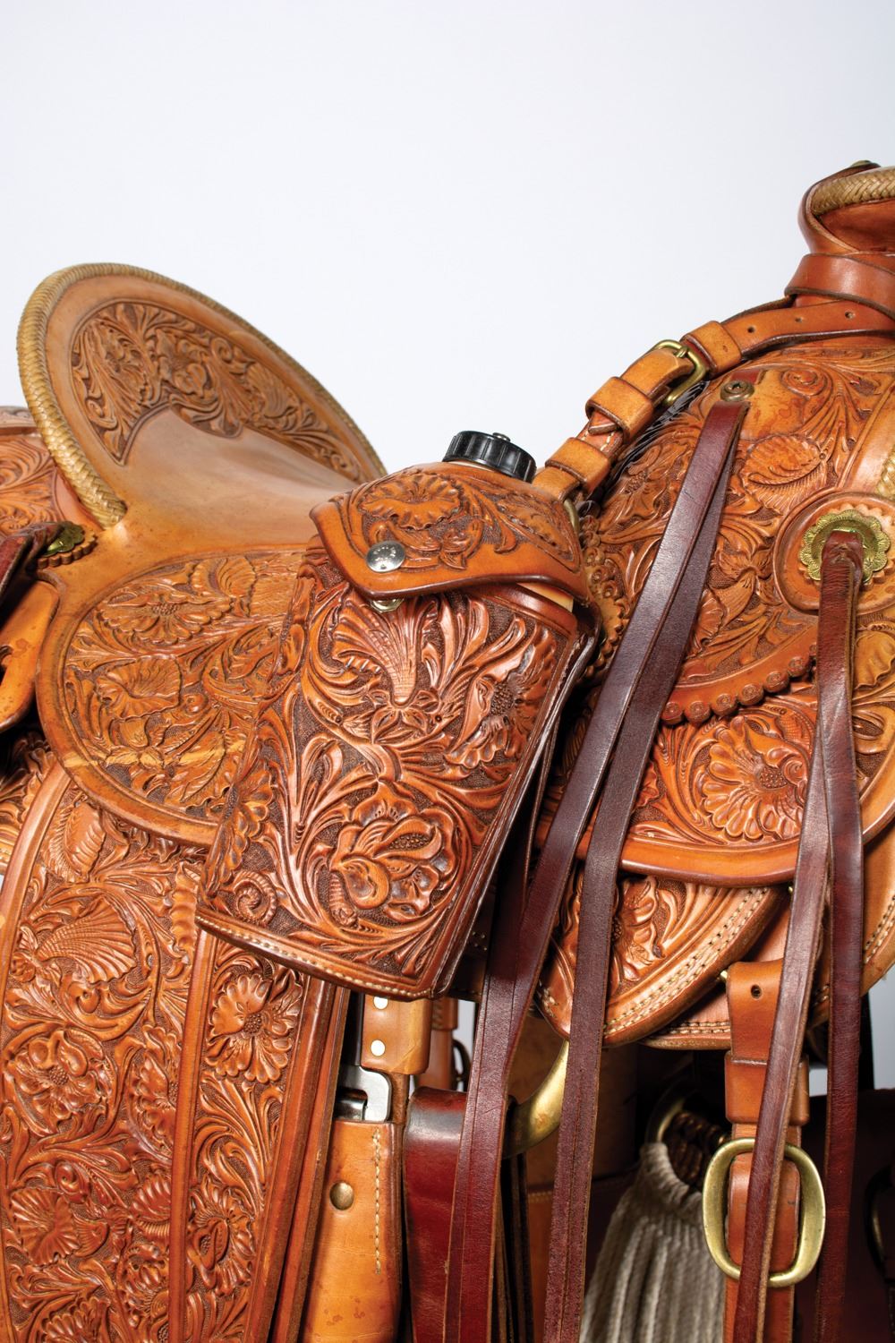 Jesse Smith Tooled Loop Seat Saddle